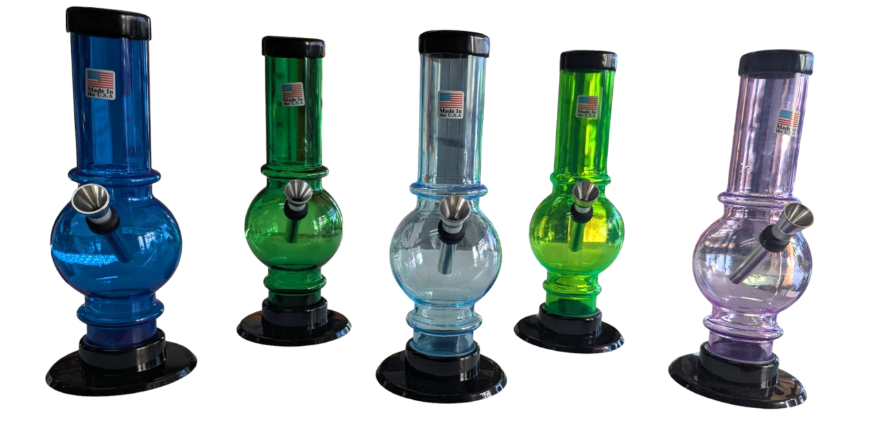 8" Acrylic Bubble Water Pipe - Mr. Bill's Pipe & Tobacco Company